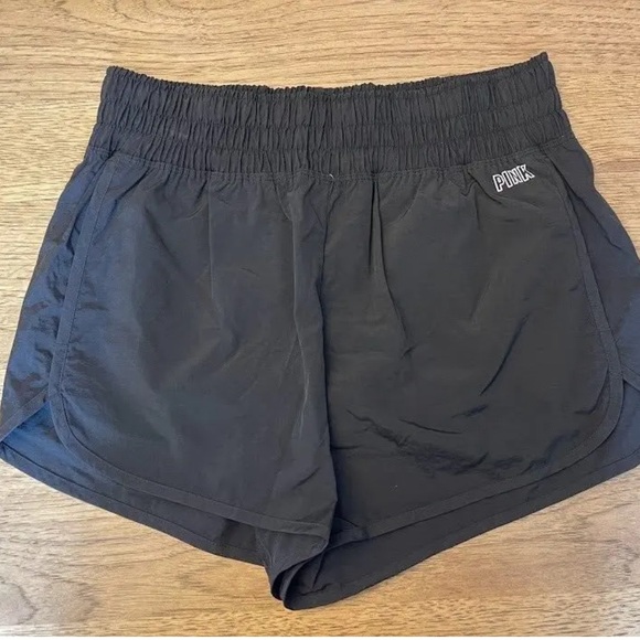 PINK Victoria's Secret | Shorts | Pink Victorias Secret Pure Black Logo ...